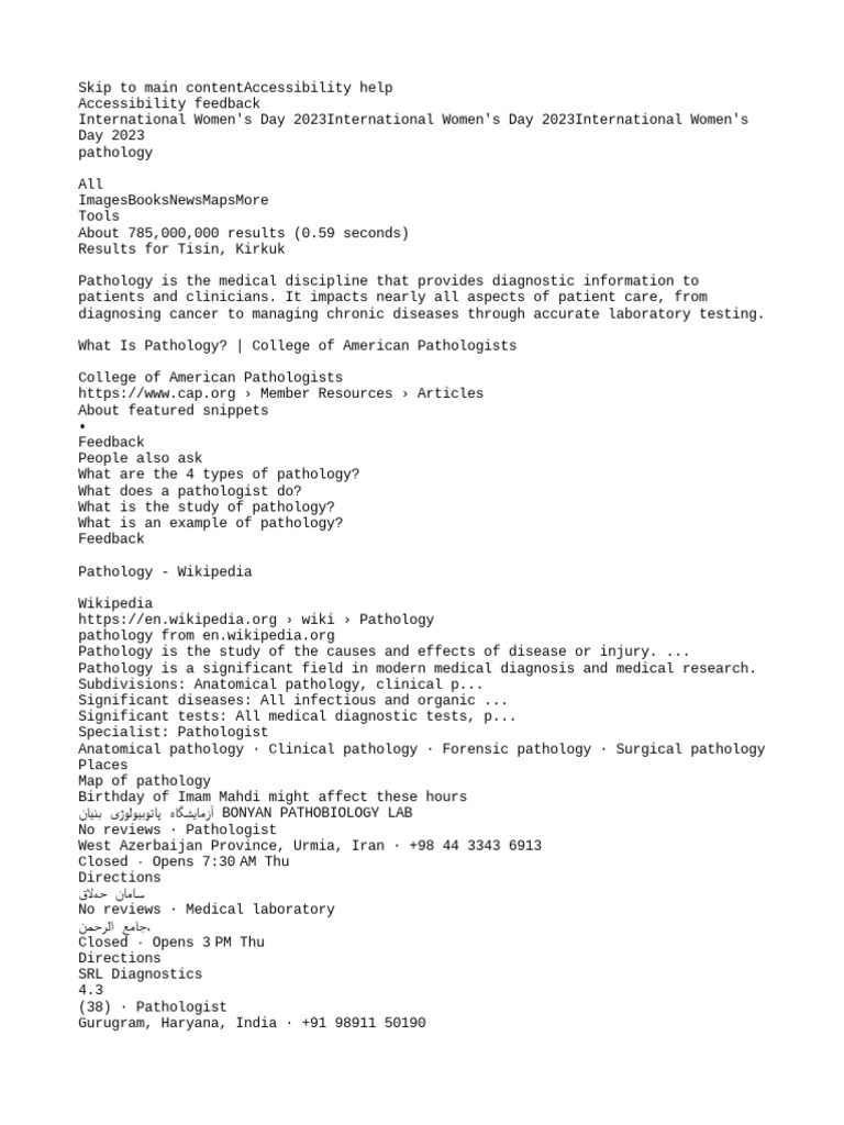 Pathology: A Guide for Medical Students | PDF | Pathology | Medicine