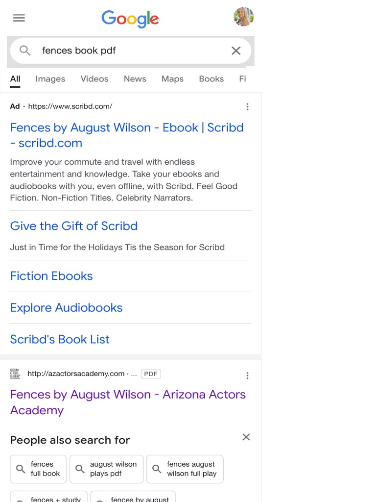 Fences Book PDF | PDF | General Fiction