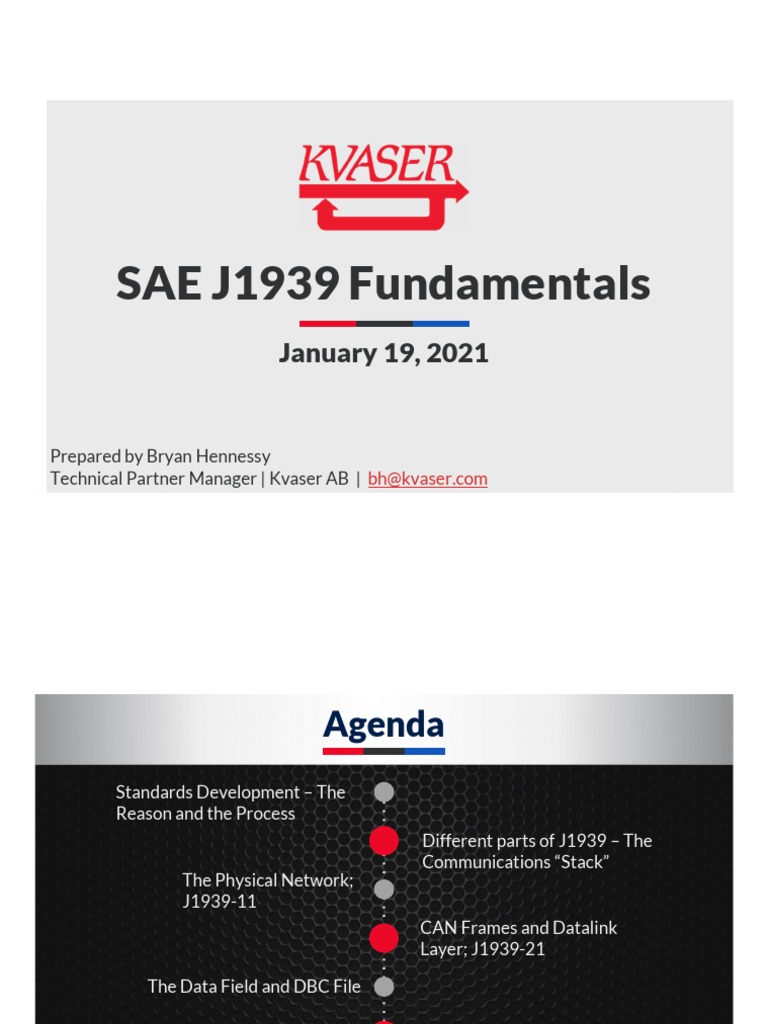 Handout Sae j1939 Fundamentals | PDF | Computer Science | Telecommunications