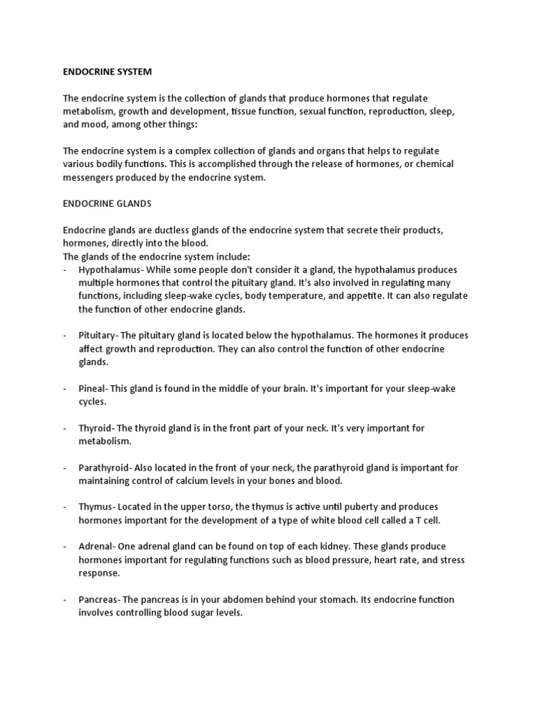 Endocrine System | Download Free PDF | Endocrine System | Luteinizing Hormone