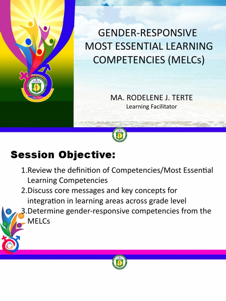 Gender Responsive MELCs Madz | PDF | Learning | Curriculum