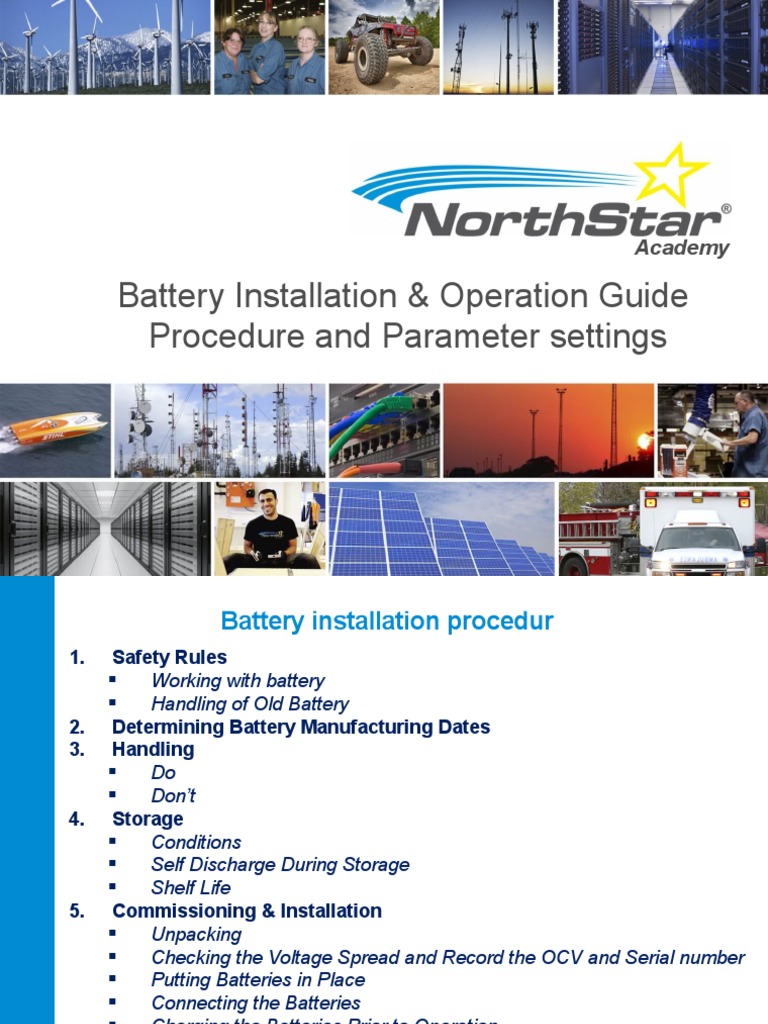 2 - Battery Installation and Operation Guide January. 2016 Rev. B | PDF ...