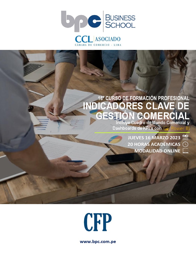 Brochure 18º CFP KPI Gestion Comercial 2023 Online PDF | PDF ...