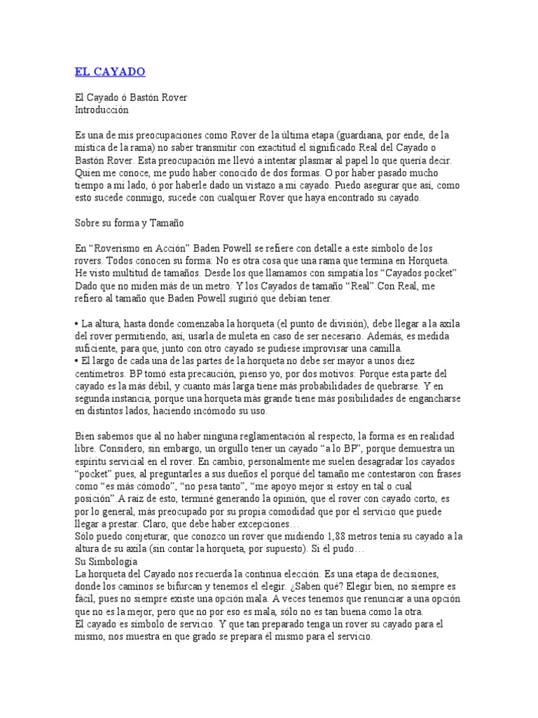 Significado y simbolismo del cayado | PDF | Hogar, jardinería y ...