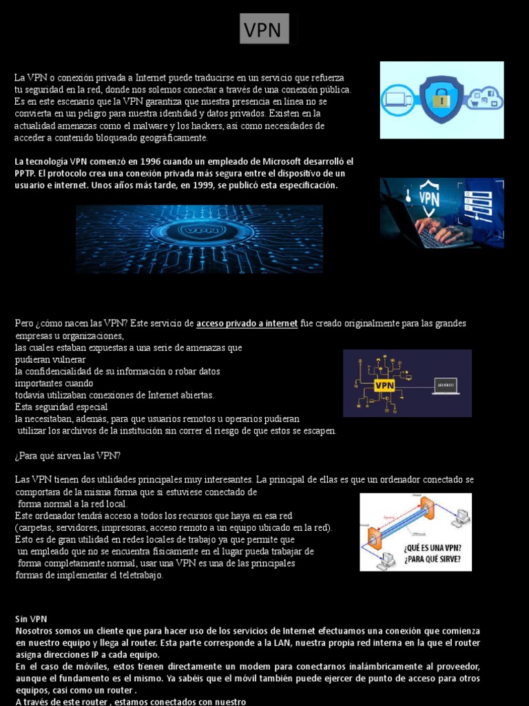 VPN | PDF | Red privada virtual | Enrutador (Computación)