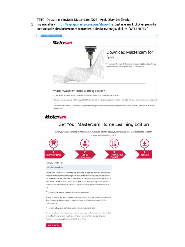 Descargar e Instalar MasterCam 2023 | PDF