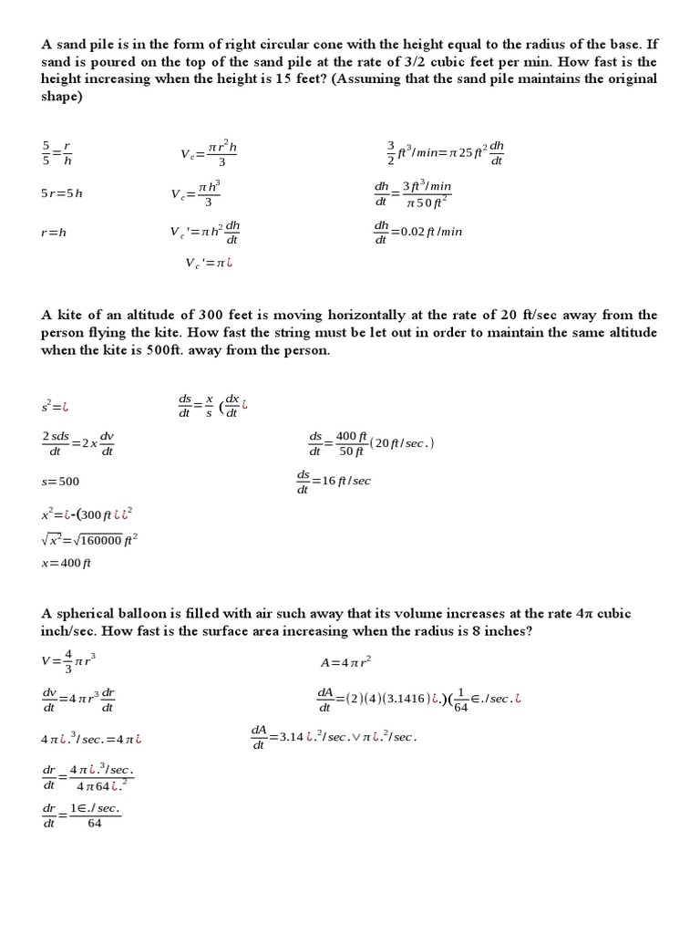 Calculus Figures | PDF | Quantity | Geometry