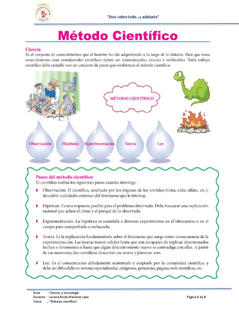 Pasos Del Metodo Cientifico | PDF