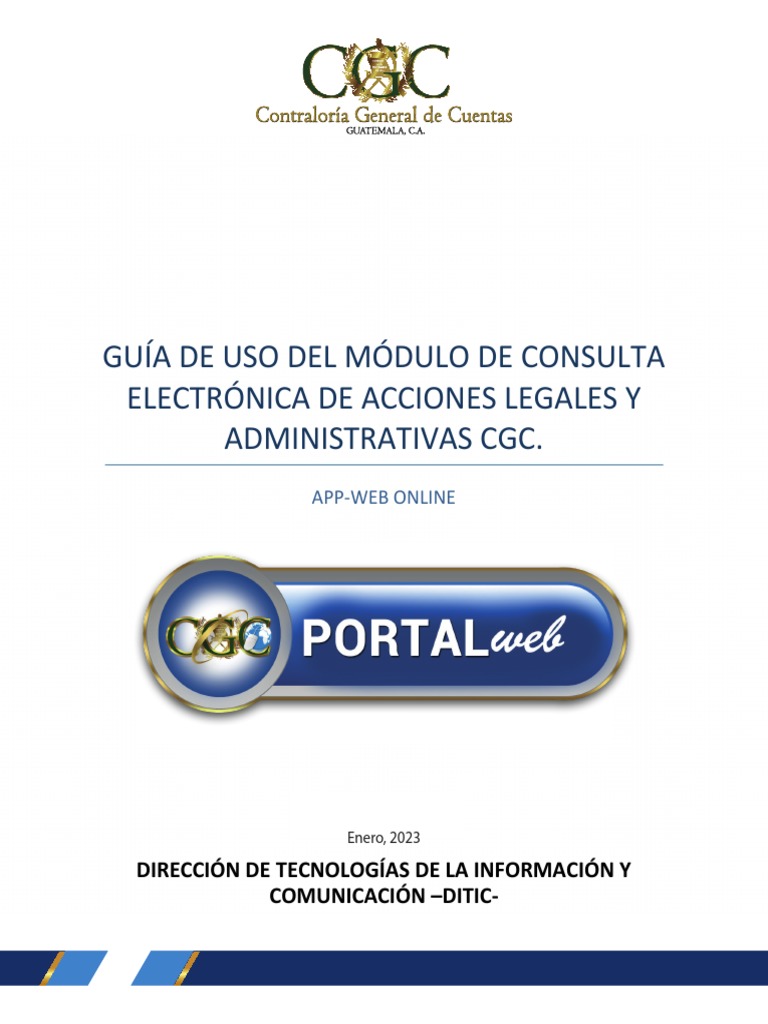 Guia para El Modulo de Consulta Electronica | PDF | Contraseña | Internet