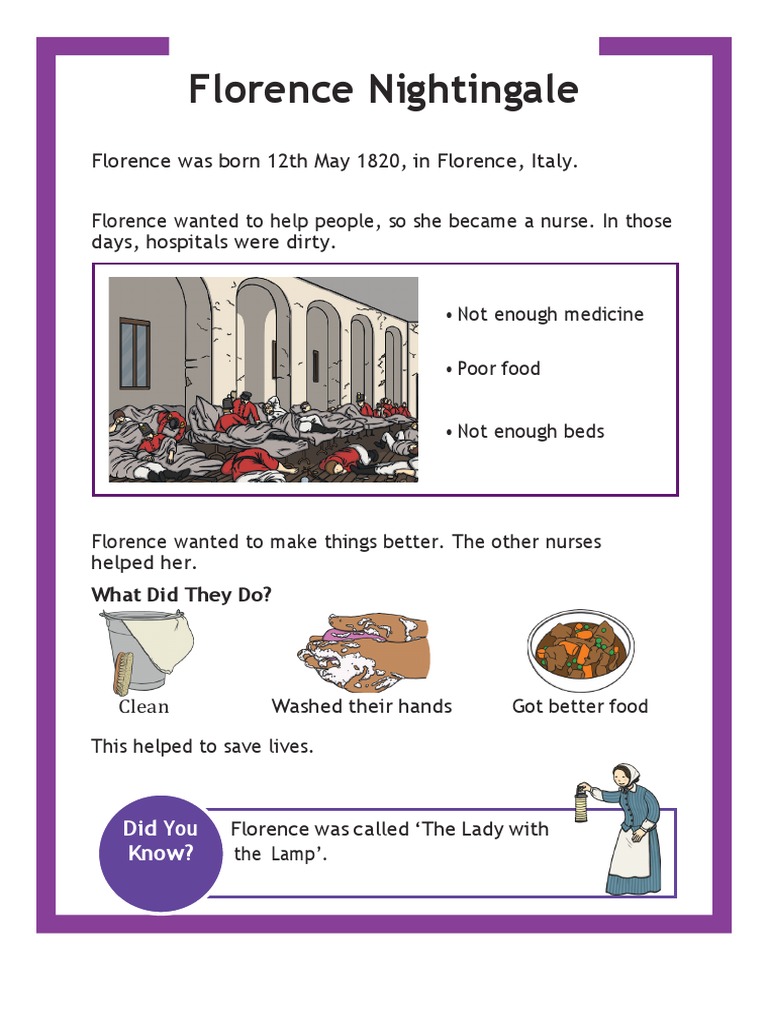 READING. FLORENCE NIGHTINGALE (Standard) | PDF