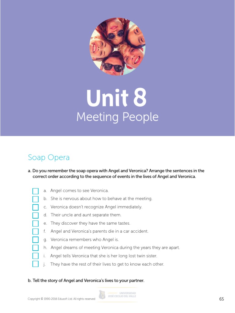 Allan Acosta 2018110249 Intermediate 3 Workbook Unit 8 PDF | PDF