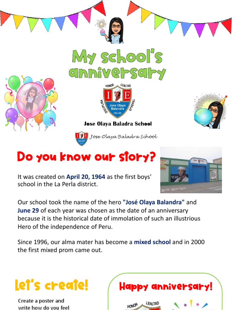 My School's Anniversary | PDF