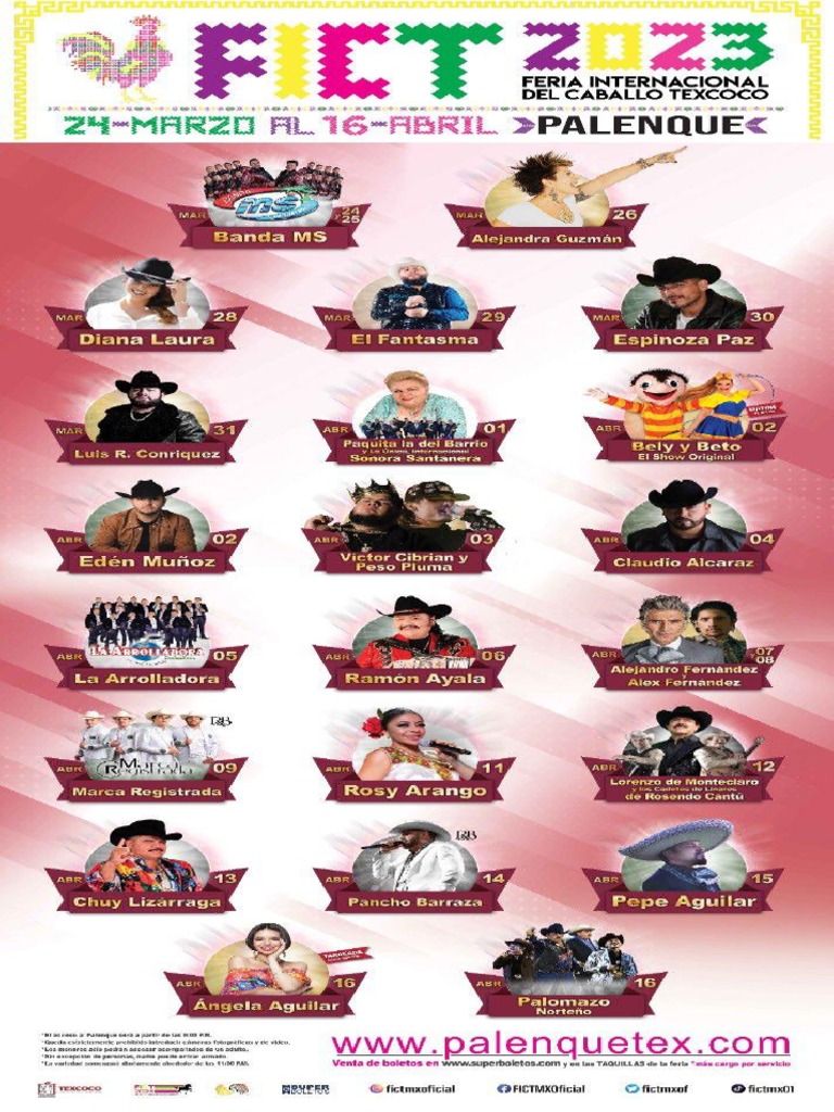 Palenque Feria Del Caballo Texcoco 2023 | PDF