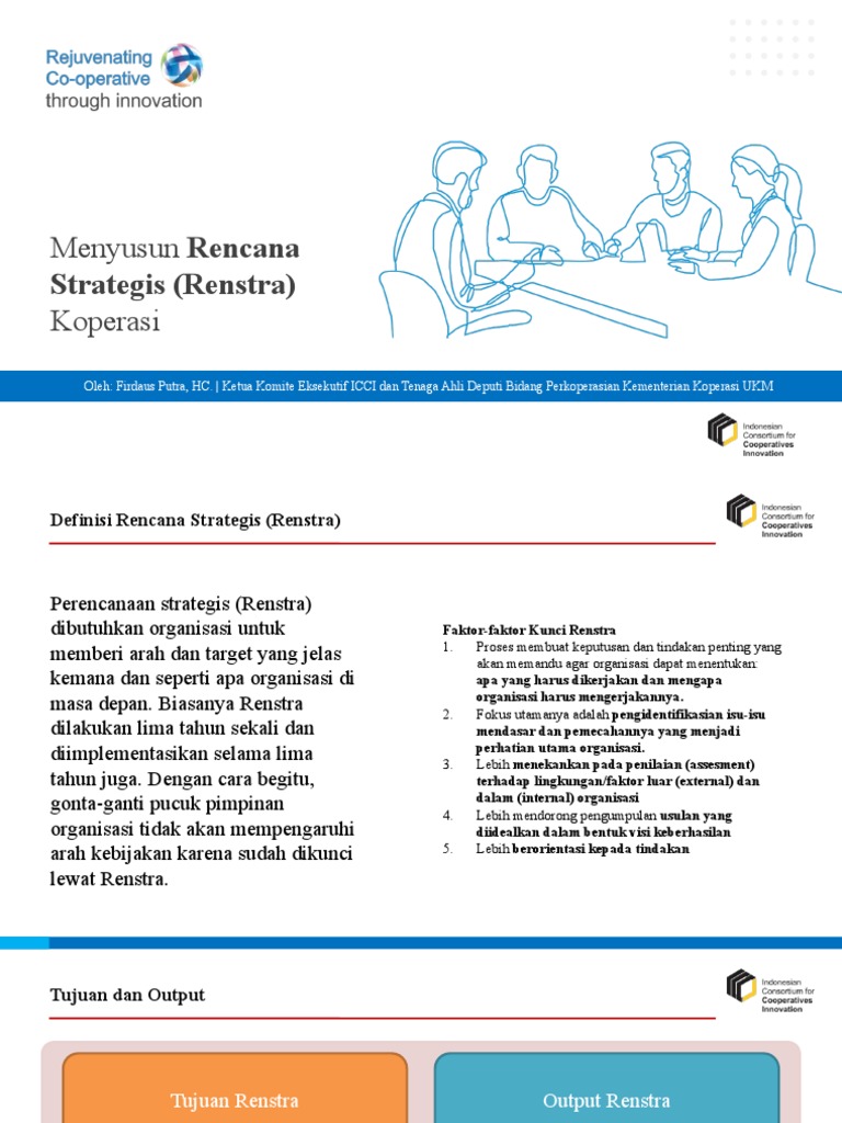 Menyusun Rencana Strategis (Renstra) Koperasi | PDF