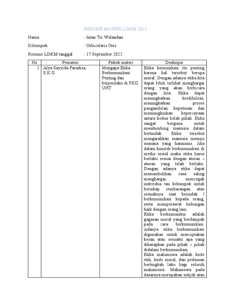 Contoh Tugas Kuliah | PDF