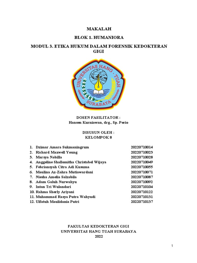 Kel 8 Makalah Humaniora Pertemuan 12 | PDF