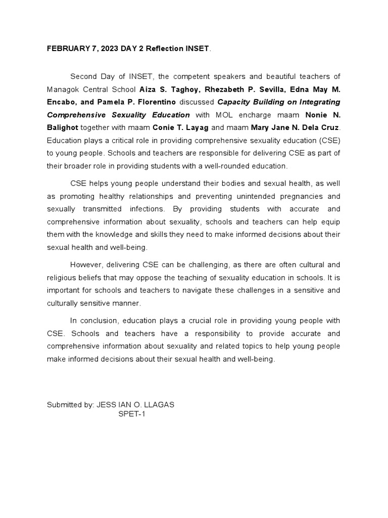 Inset 2022-2023 | PDF | Lesson Plan | Learning Styles