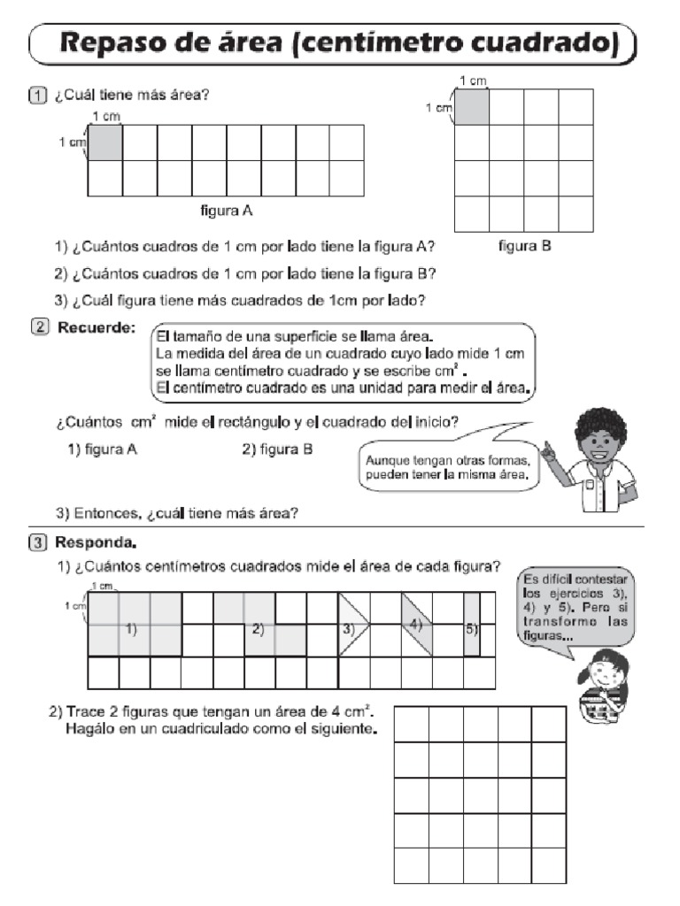 Repaso de Areas. Quinto | PDF