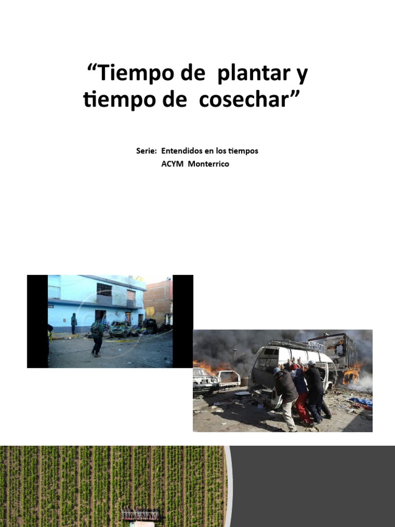 Tiempo De Plantar Y Tiempo De Cosechar Pdf