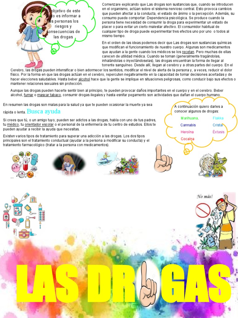 Las Drogas Pdf La Dependencia De Sustancias Drogas
