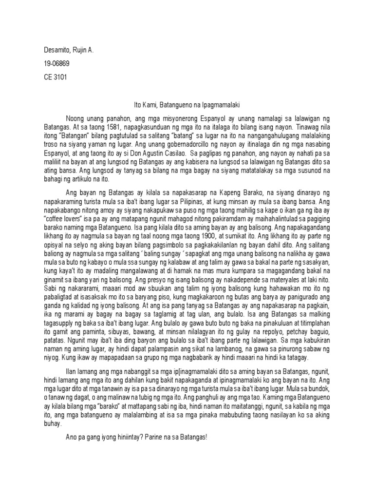 Desamito, Rujin A - TakdangAralin3 | PDF