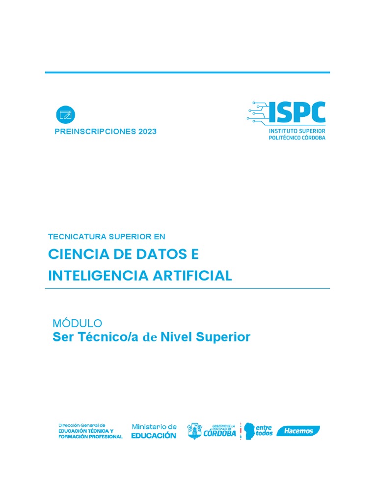 Cuadernillo Ser Tecnico 2023 - Tscdia | PDF | Software | Programación de computadoras