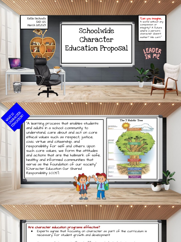 Ead 520 Schoolwide Character Education Proposal 1 | PDF | Leadership ...