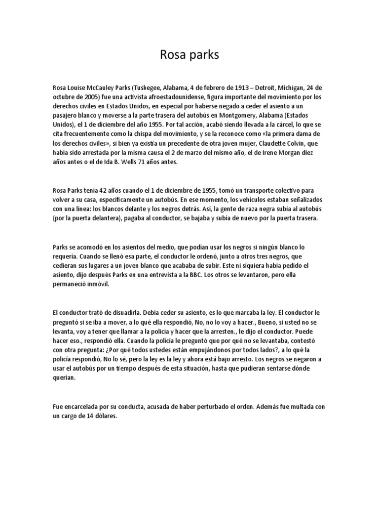 Rosa Parks | PDF