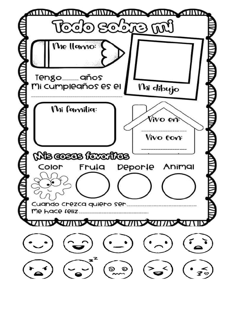 Todo Sobre Mi y Emociones | PDF