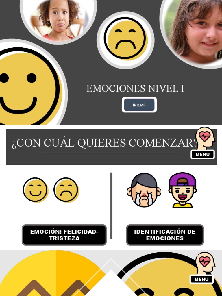 Identifica Emociones: Felicidad y Tristeza | PDF | Sicología | Las ...