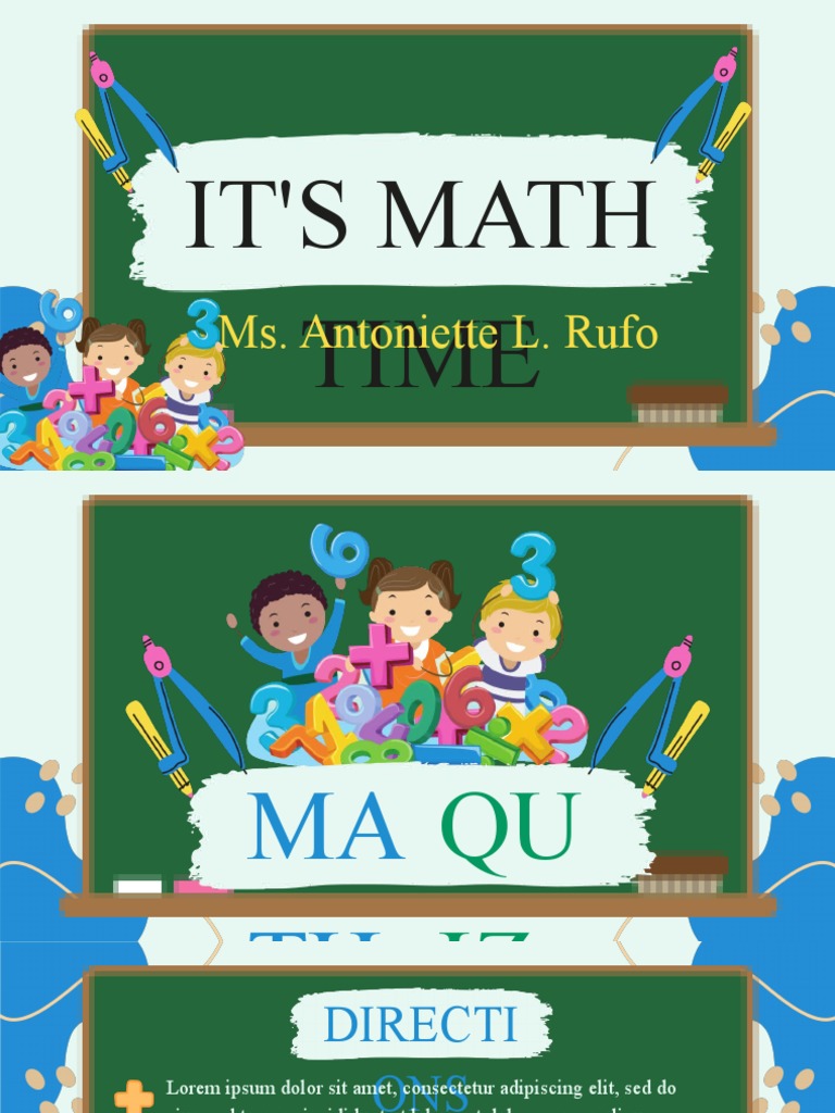 It's Math Time | PDF | Language Arts & Discipline