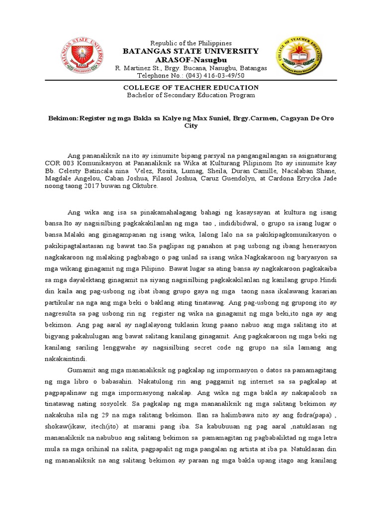 Rebyu ng Artikulo | PDF