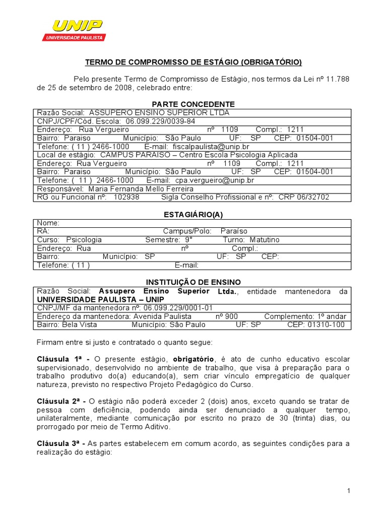 TCE Preenchimento | PDF | Estágio | Procura de Emprego