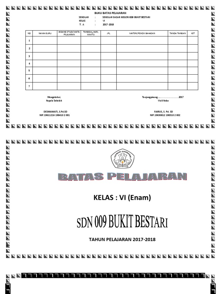 Buku Batas Pelajaran | PDF
