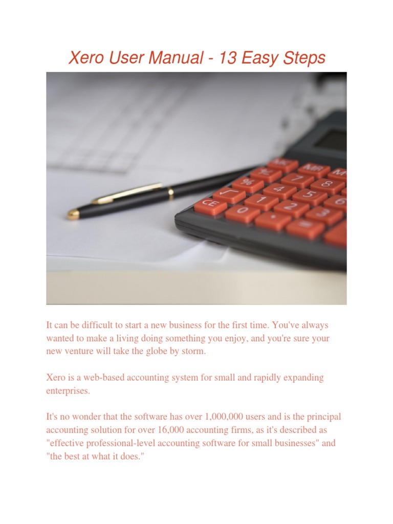 Xero User Manual Pdf Invoice Payments