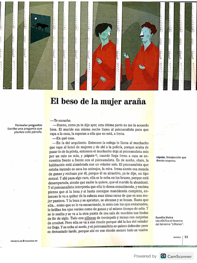 Lectura El Beso de La Mujer Araña | PDF