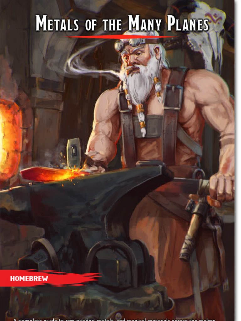 Fantasy Metals Compendium - GM Binder PDF | PDF