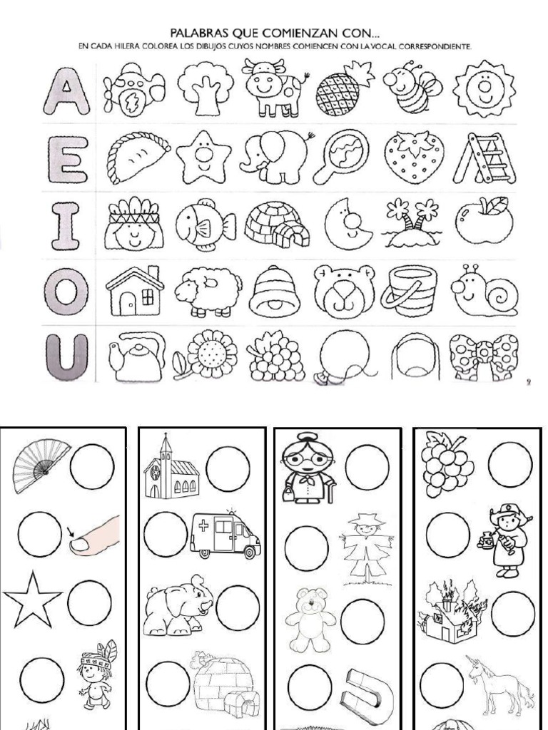 Practicando Las Vocales 2 | PDF