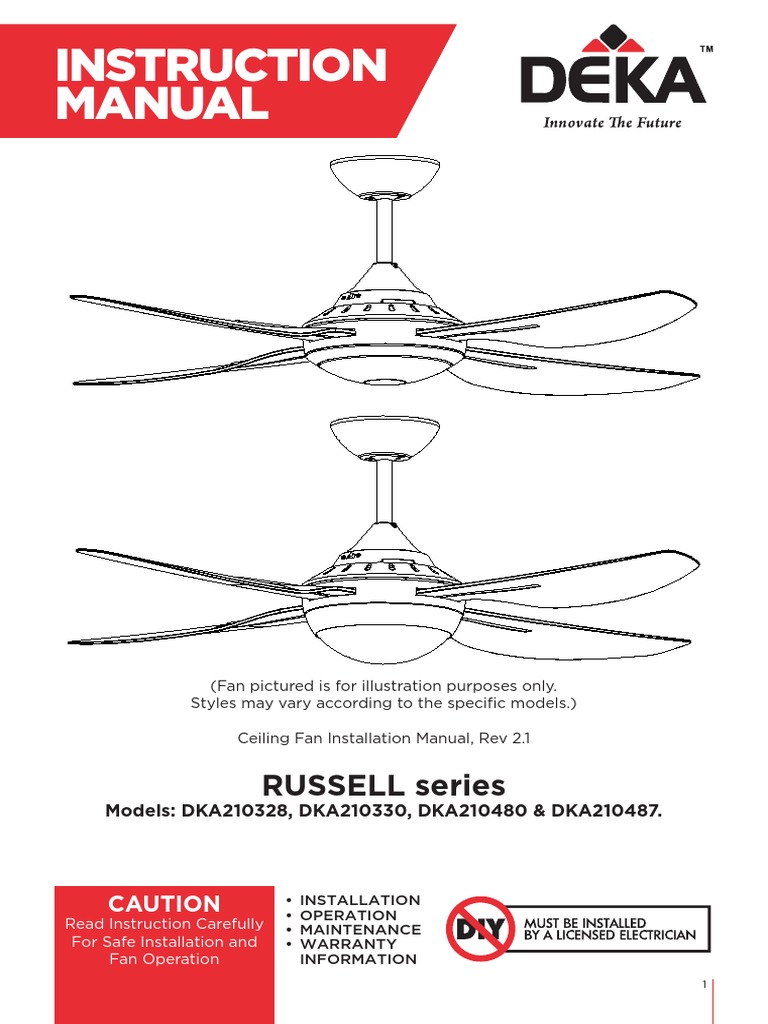 DEKA Russell Instruction Manual | PDF | Electrical Connector ...