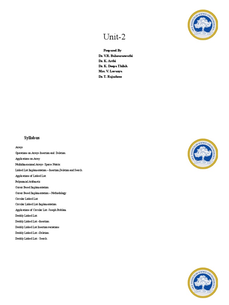 Unit 2 Pdf Matrix Mathematics Pointer Computer Programming 7162