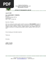 Letter - Denr.request - Cadastral Maps | PDF