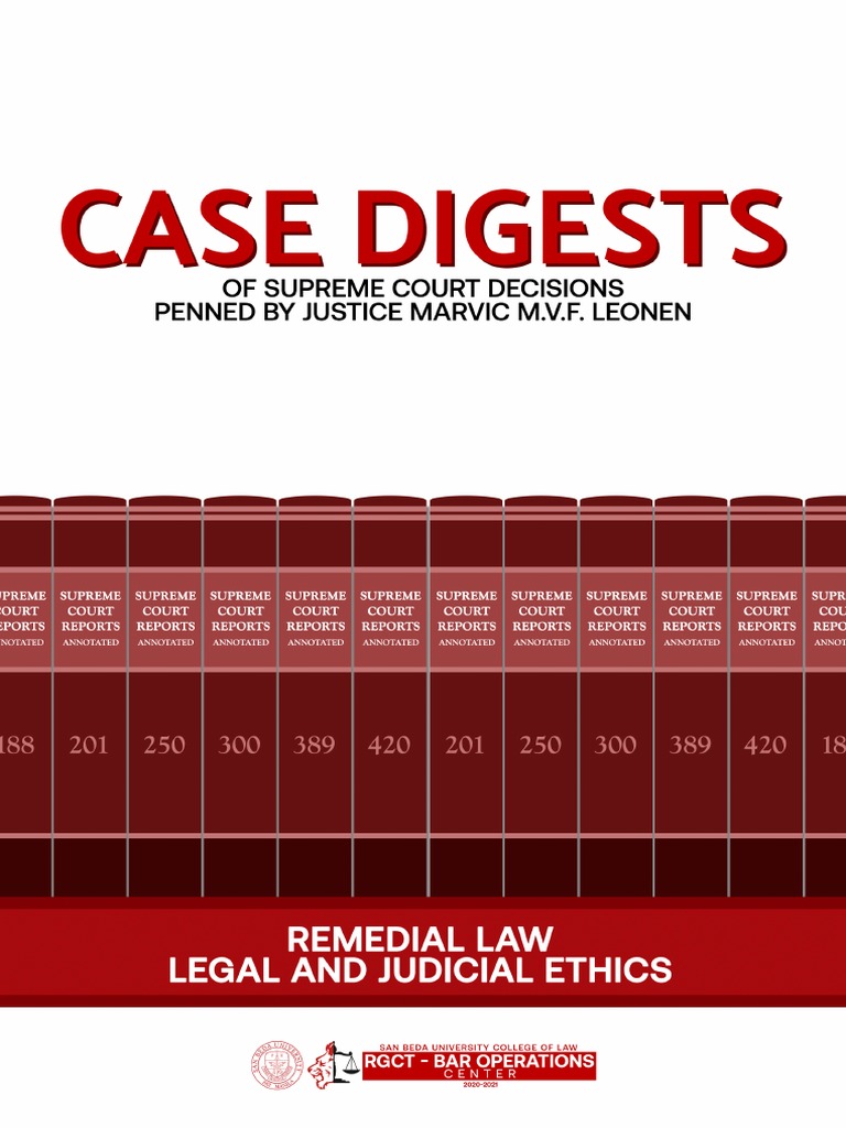 San Beda Chair Cases (2021) - 07. Remedial Law | PDF | Summary Judgment | Default Judgment