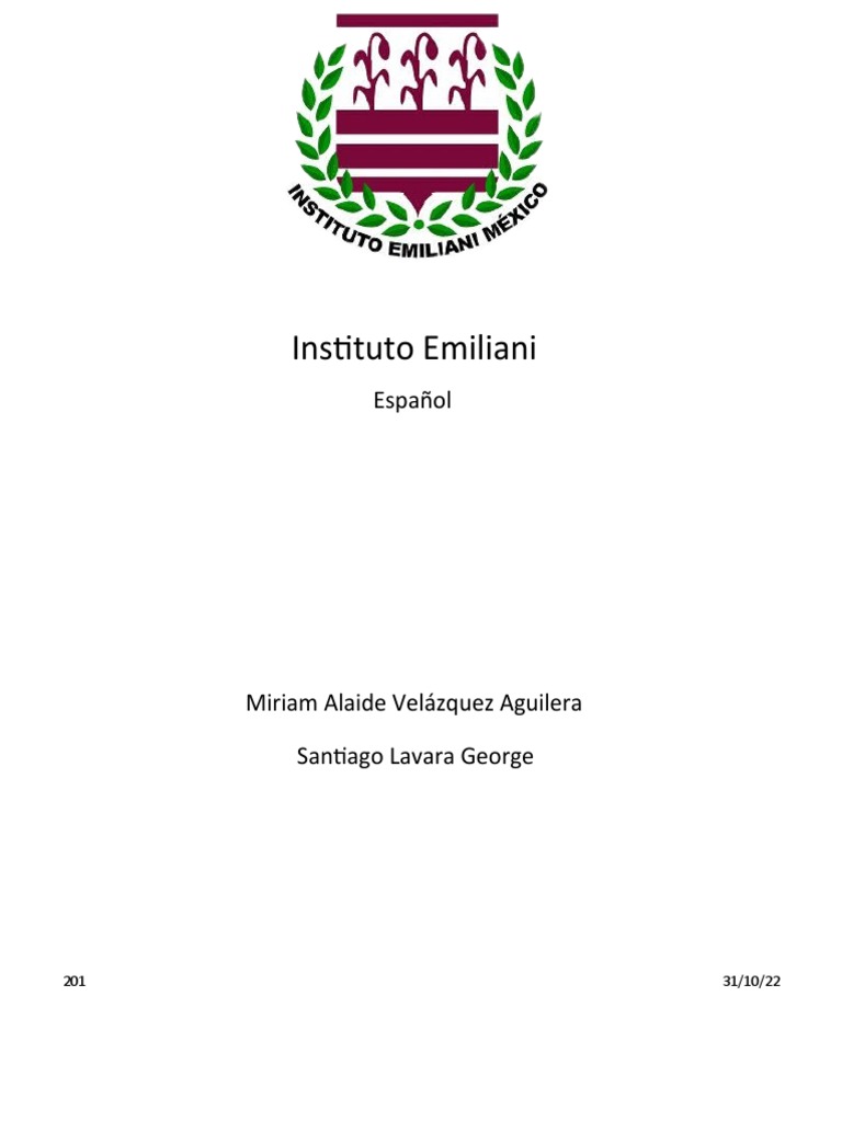 Instituto Emiliani: Español | PDF | Autosuperación
