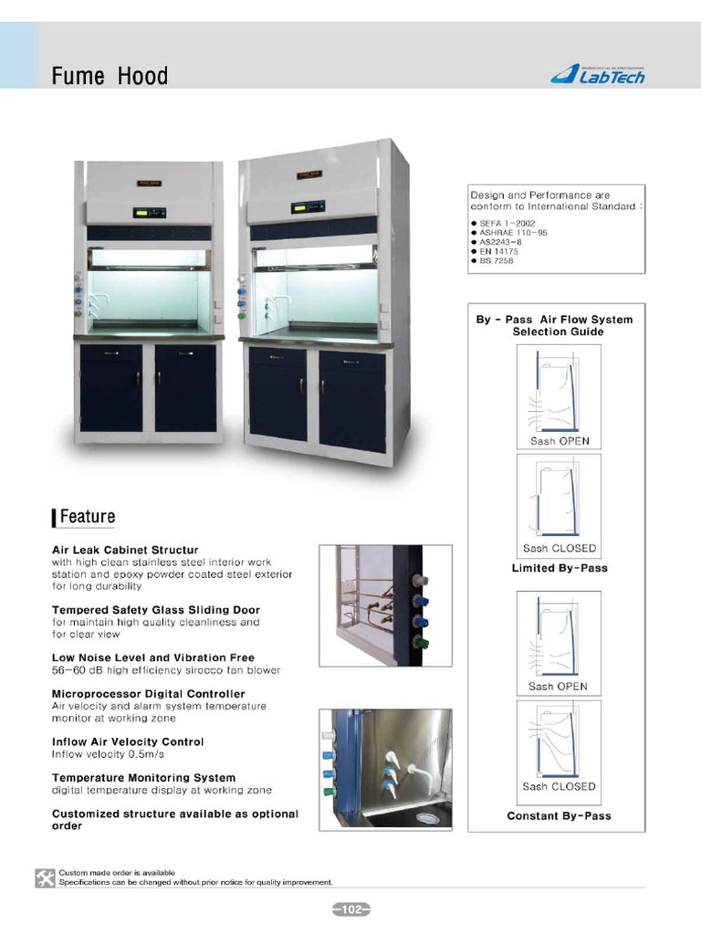 Daihan Labtech - Fume Hood | PDF