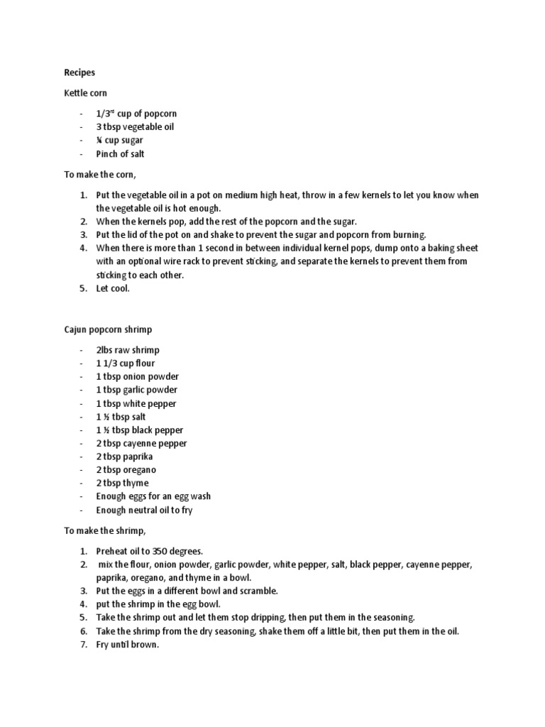 Food Recipes Descriptions | PDF | Cheesecake | Cooking