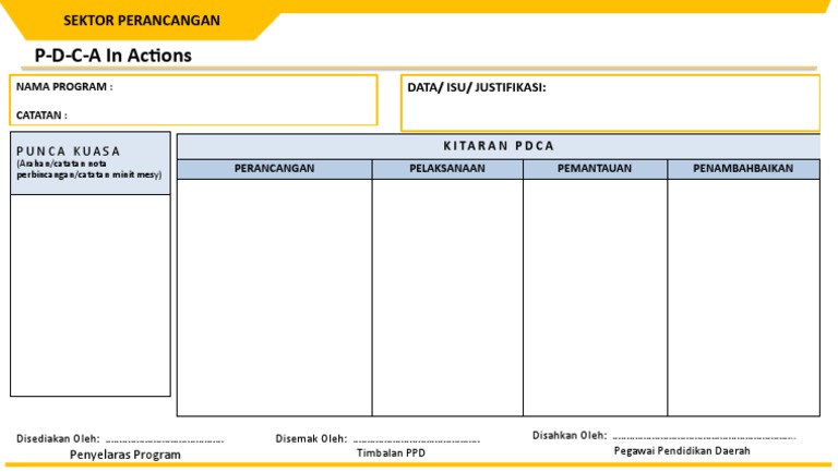 Implementasi Siklus PDCA dalam Perancangan Program Pendidikan | PDF