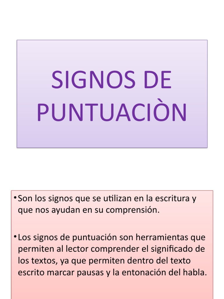 Signos de Puntuacion Hecha | PDF | Coma | Gramática