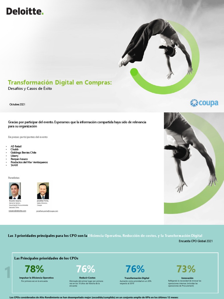 CL Deloitte Transformación Digital en Compras | PDF | Analítica ...