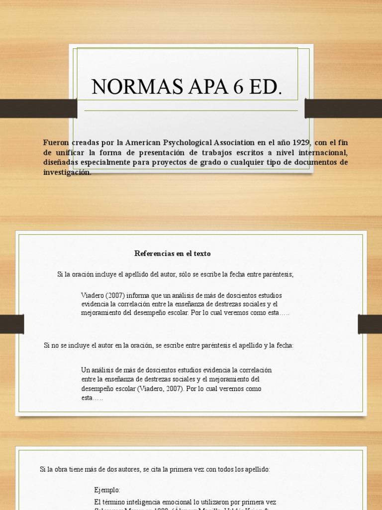 Normas Apa 6 Ed | PDF | Red mundial | Internet y web