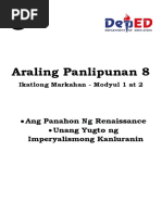 Ap 8 Q3 Module 1-Pag Usbong NG Renaissance | PDF